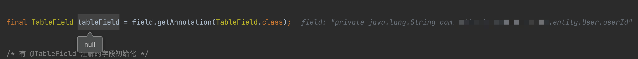 @TableField 注解的 target 属性问题 · Issue #4063 · baomidou/mybatis-plus · GitHub