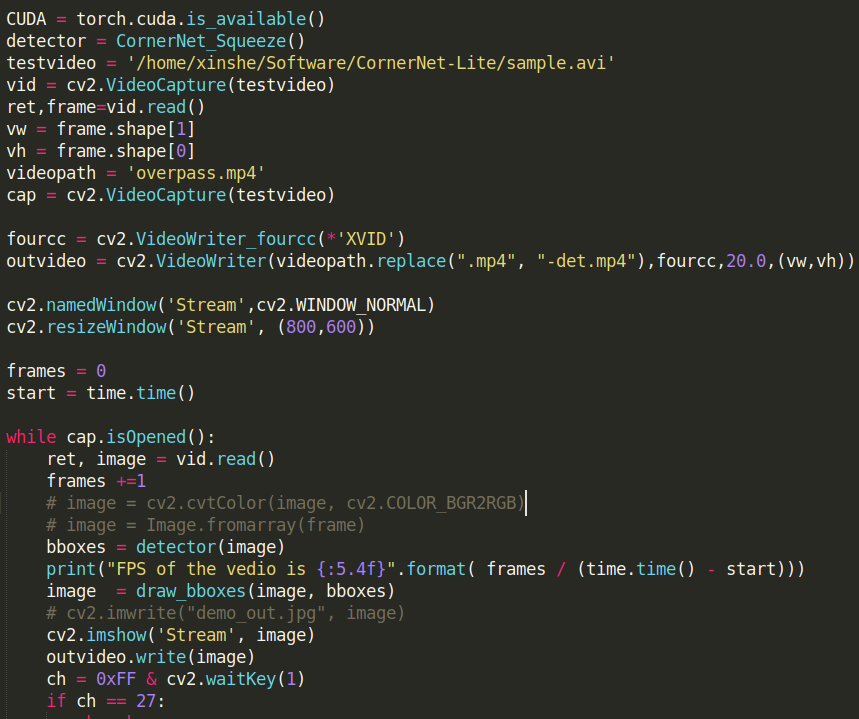 Inference on Video is really SLOW! Helps needed · Issue #101 · princeton-vl/CornerNet-Lite · GitHub