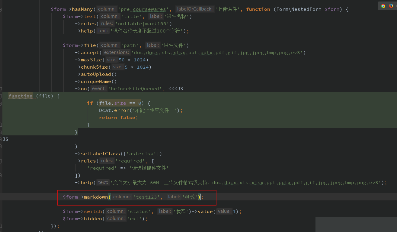 表单 hasMany中 编辑器 失效，如何解决 · Issue #1570 · jqhph/dcat-admin · GitHub