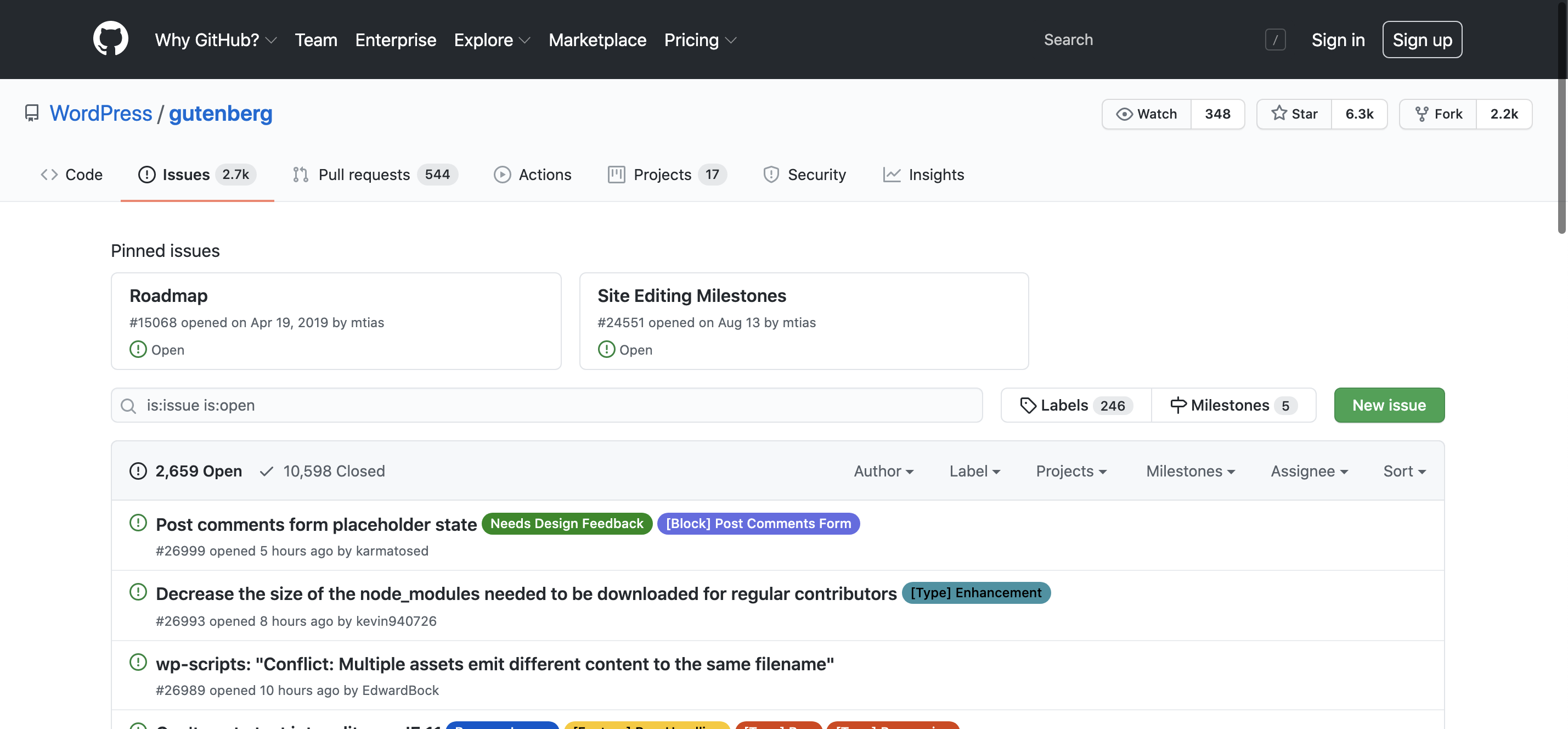 Add an intro banner message to GitHub repo · Issue #26756 · WordPress ...