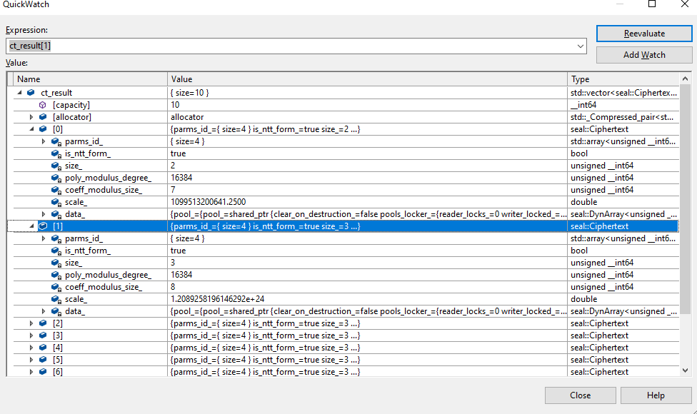 Receiving different results for the same (encrypted) calculation on ...