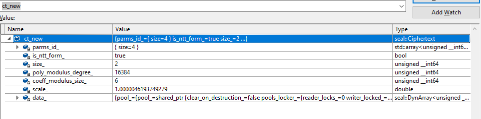 Receiving different results for the same (encrypted) calculation on different runs (CKKS Scheme ...