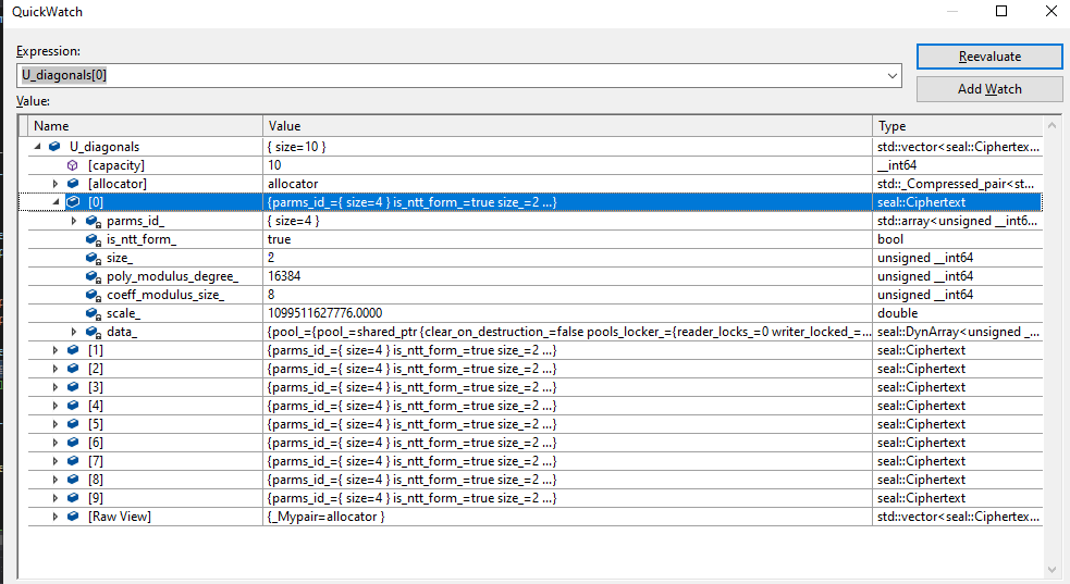 Receiving different results for the same (encrypted) calculation on different runs (CKKS Scheme ...