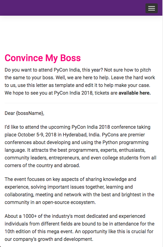 Menubar toggle is not working in mobile view · Issue #133 · pythonindia ...