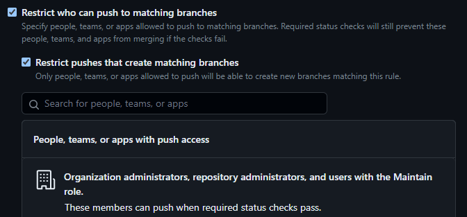 Show A Confirmation Dialog Before Pushing To The Mainmaster Branch · Issue 16555 