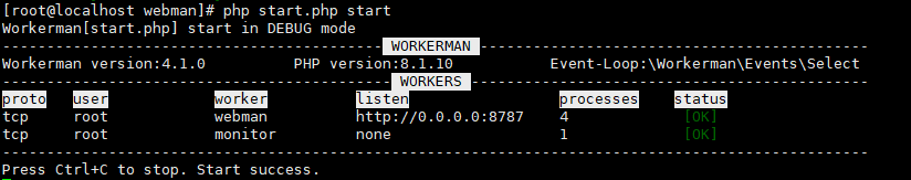 按照流程使用报错，已经debug 模式，webman 是最新版本 · Issue #2 · webman-tech/debugbar · GitHub