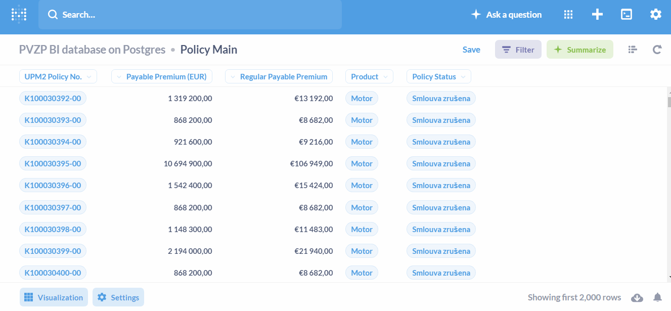Filter "A list of all values" on enumerated columns · Issue #15541 · metabase/metabase · GitHub