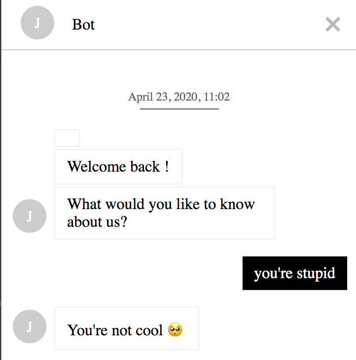 Channel-web: First message is an empty message · Issue #980 · botpress/v12 · GitHub