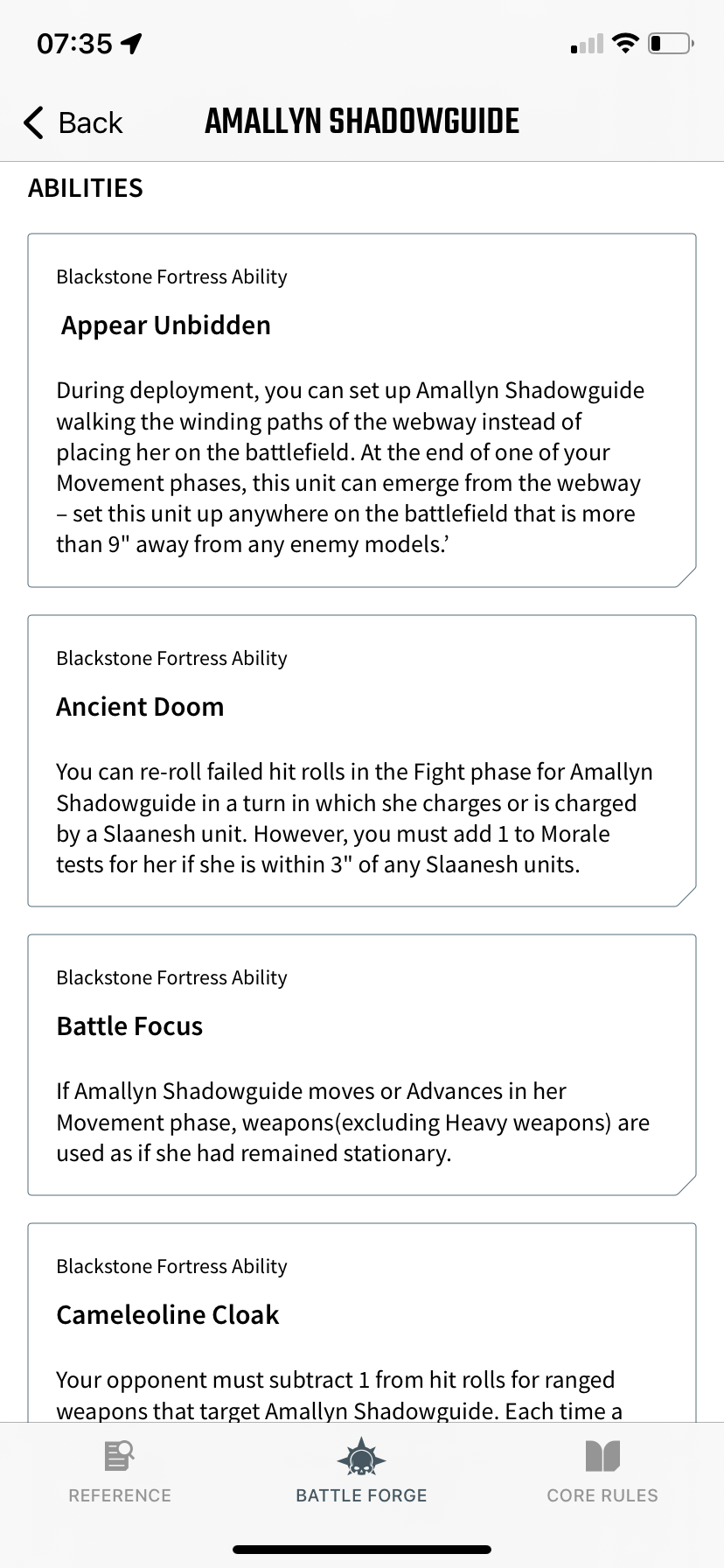 Aledari Craftworlds - re-add Amallyn Shadowguide · Issue #11467 ...