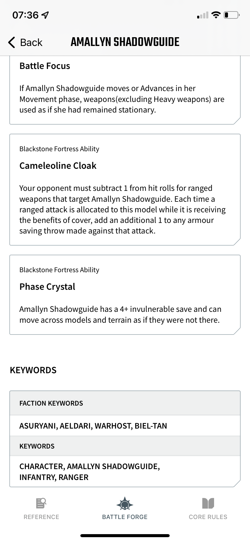 Aledari Craftworlds - re-add Amallyn Shadowguide · Issue #11467 ...