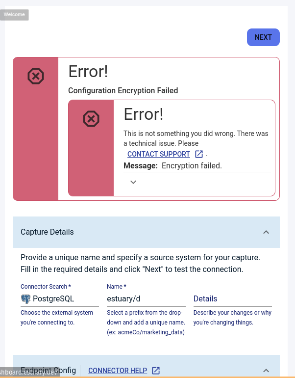 Able to submit an invalid form during create · Issue #404 · estuary/ui · GitHub