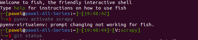 [documentation] incorrect instructions for fish shell · Issue #1990 · pyenv/pyenv · GitHub