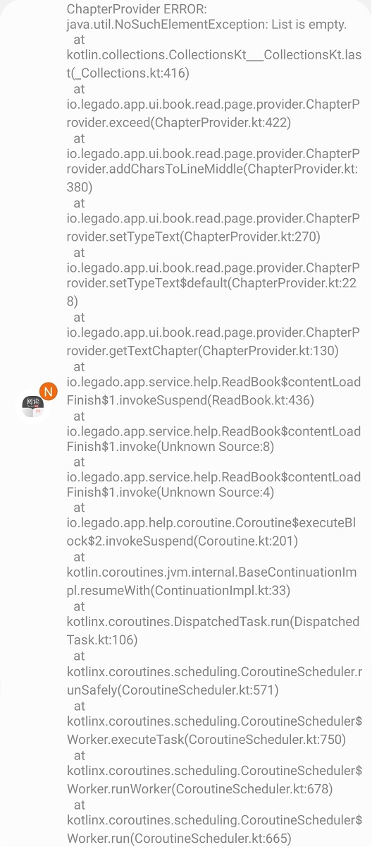 [BUG] ChapterProvider Error · Issue #1113 · gedoor/legado · GitHub