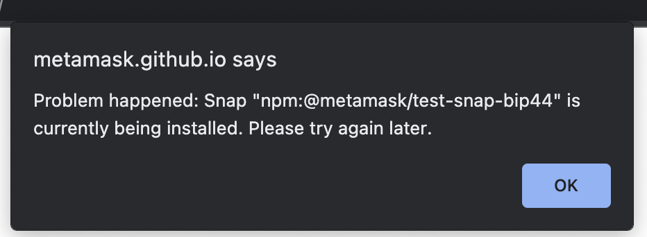 Look into potential issues with invoking multiple snaps at once · Issue #376 · MetaMask/snaps ...