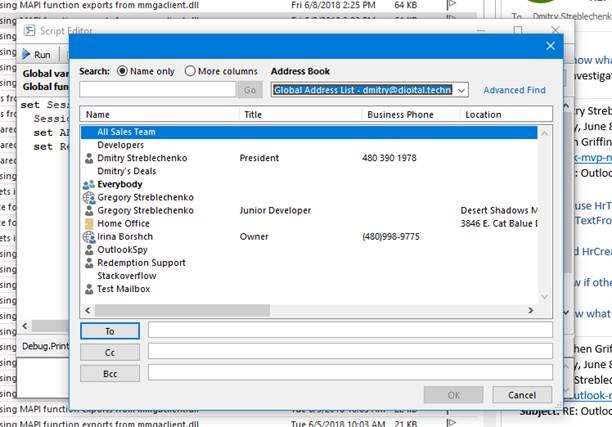Address Book Dialog Missing Icons · Issue #153 · microsoft/mfcmapi · GitHub