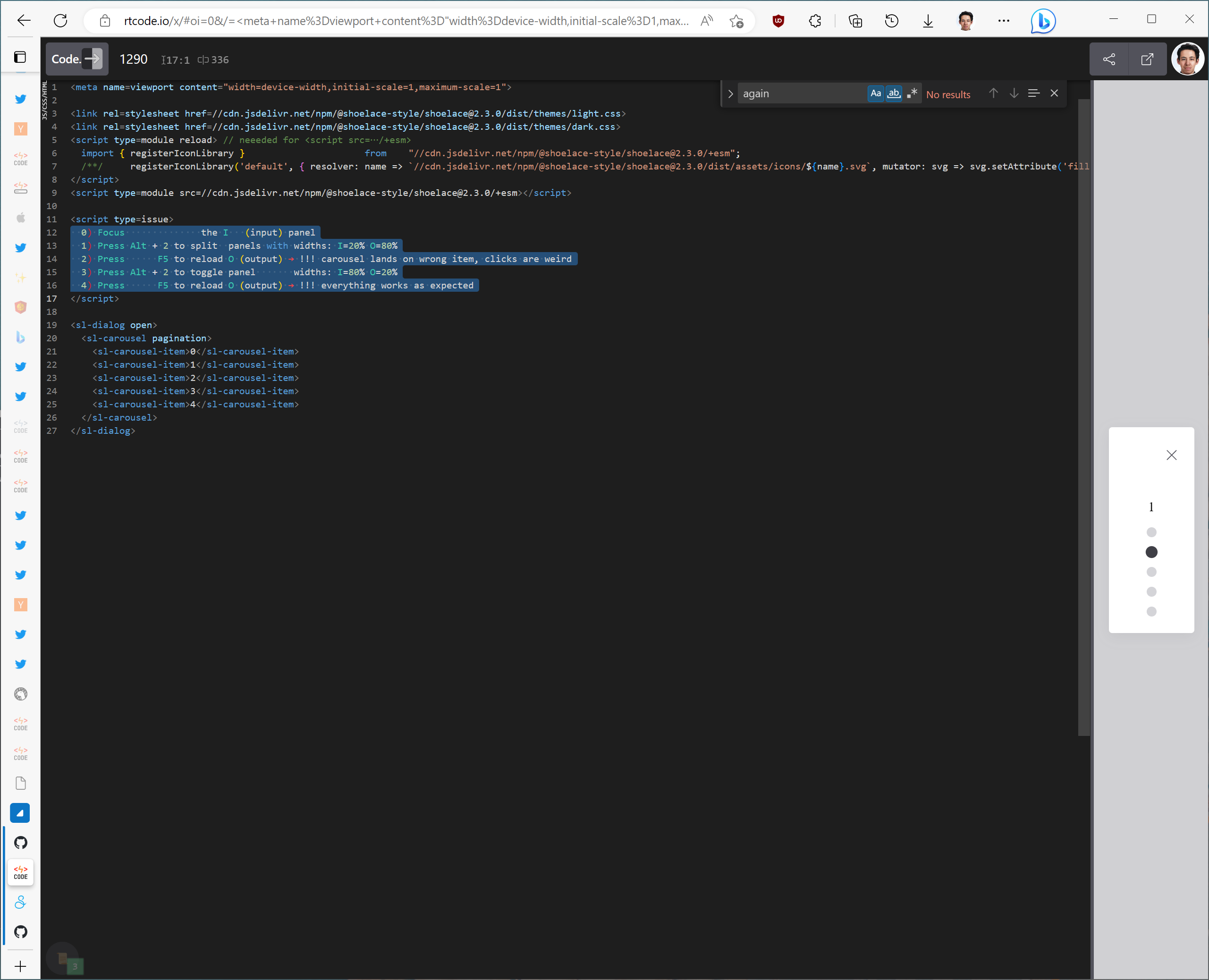 In ` ` Glitches In Widenarrow Viewports · Issue 1290 · Shoelace Styleshoelace · Github 