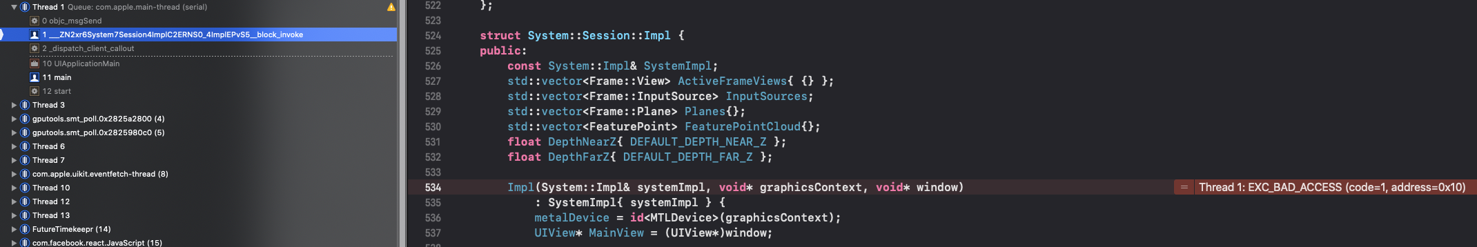 Toggling EngineView on and off causes artifacting, and subsequent XR crashing · Issue #76 ...