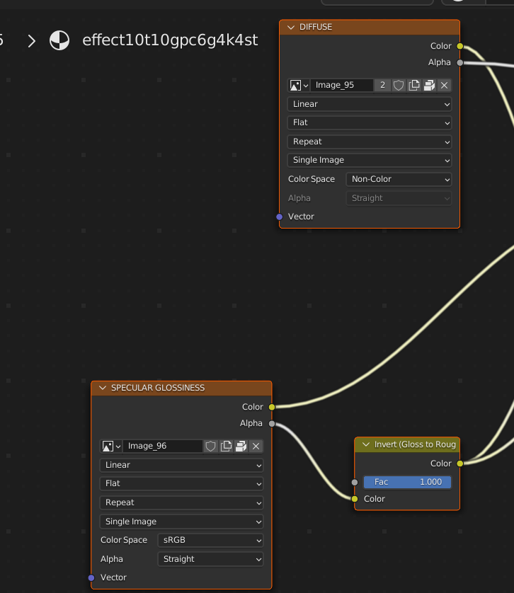 *some* textures losing color-space info on import · Issue #1800 · KhronosGroup/glTF-Blender-IO ...