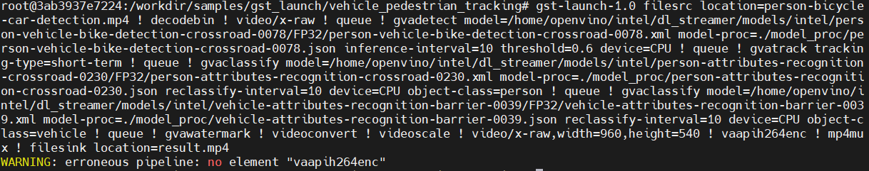 filesink issue in ubuntu18_data_dev container for 2021.4 · Issue #221 · dlstreamer/dlstreamer ...