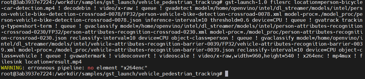 filesink issue in ubuntu18_data_dev container for 2021.4 · Issue #221 · dlstreamer/dlstreamer ...