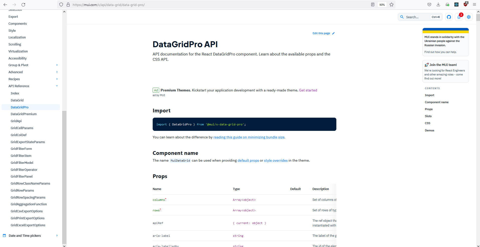 [docs] Stop the Sidebar-anity! · Issue #6861 · mui/mui-x · GitHub