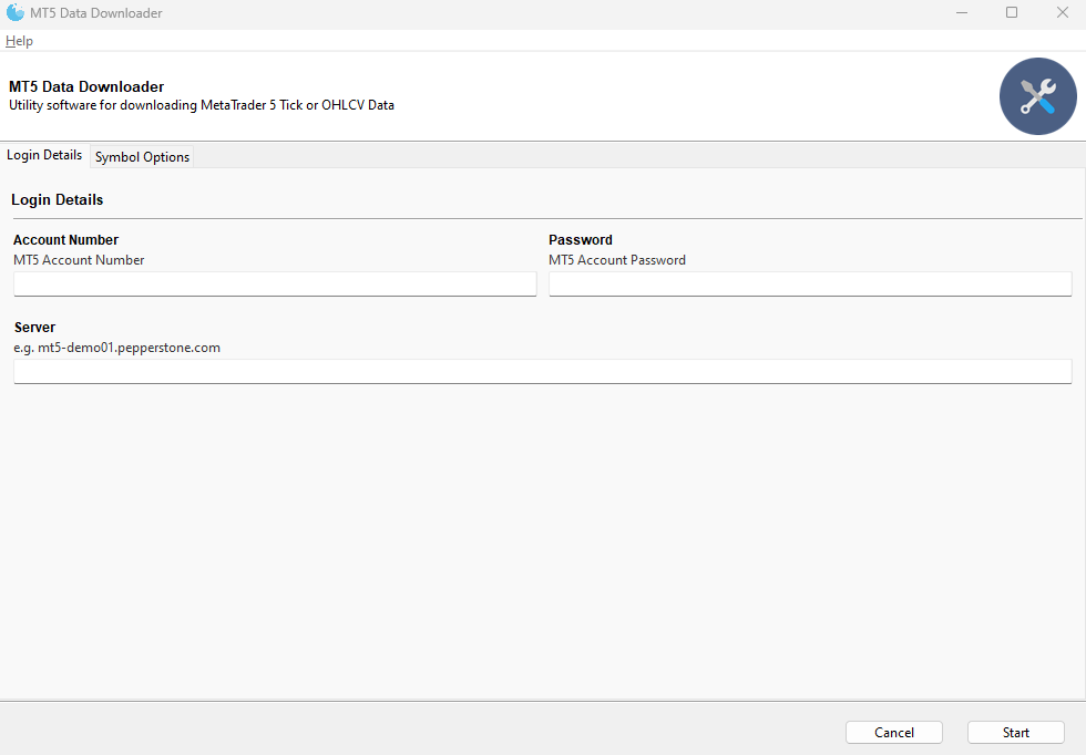GitHub - CedricAnover/mt5-data-downloader: A Small Gooey App to help users download their ...