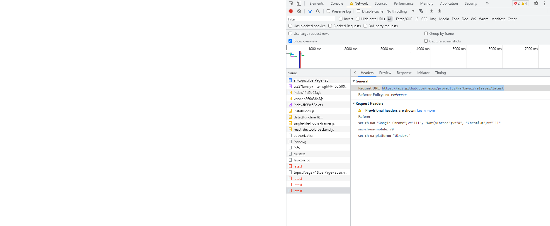 In the inner network environment, kafak-ui become blank page, how to solve this problem? · Issue ...