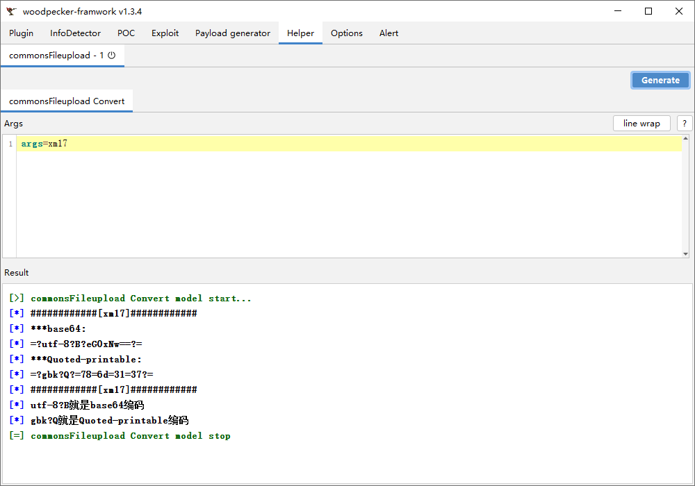 GitHub - kN6jq/commonsFileuploadConvert: commons-fileupload组件绕waf payload生成Woodpecker插件