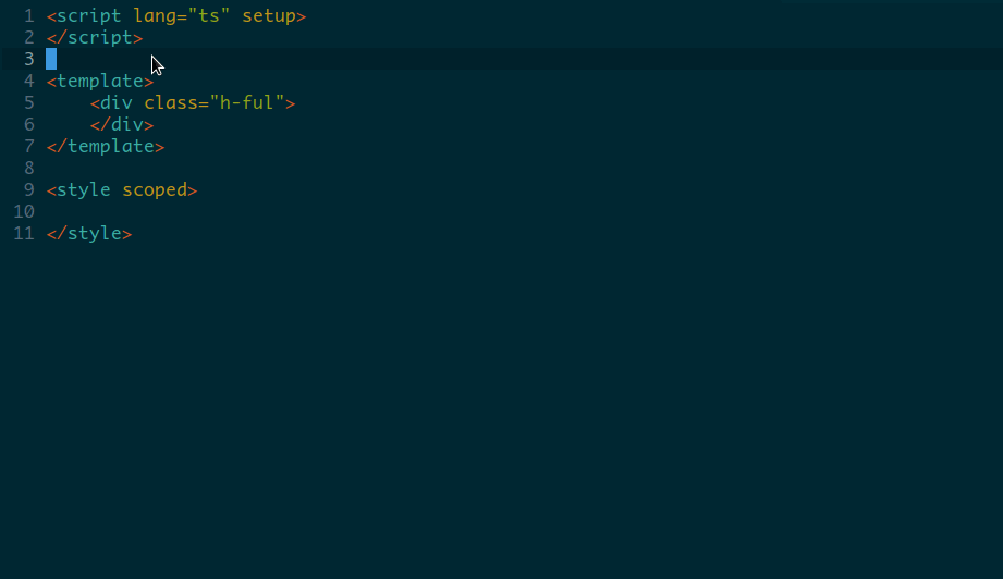 volar completion may delete the content between the previous marker and the current point ...