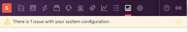 There Is 1 Issue With Your System Configuration Is Not Actionable · Issue 804 · Getsentry