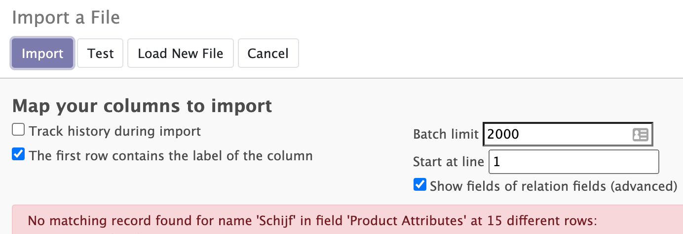 Product Attribute Import Broken When Attribute Values Are Not Unique · Issue 64977 · Odooodoo