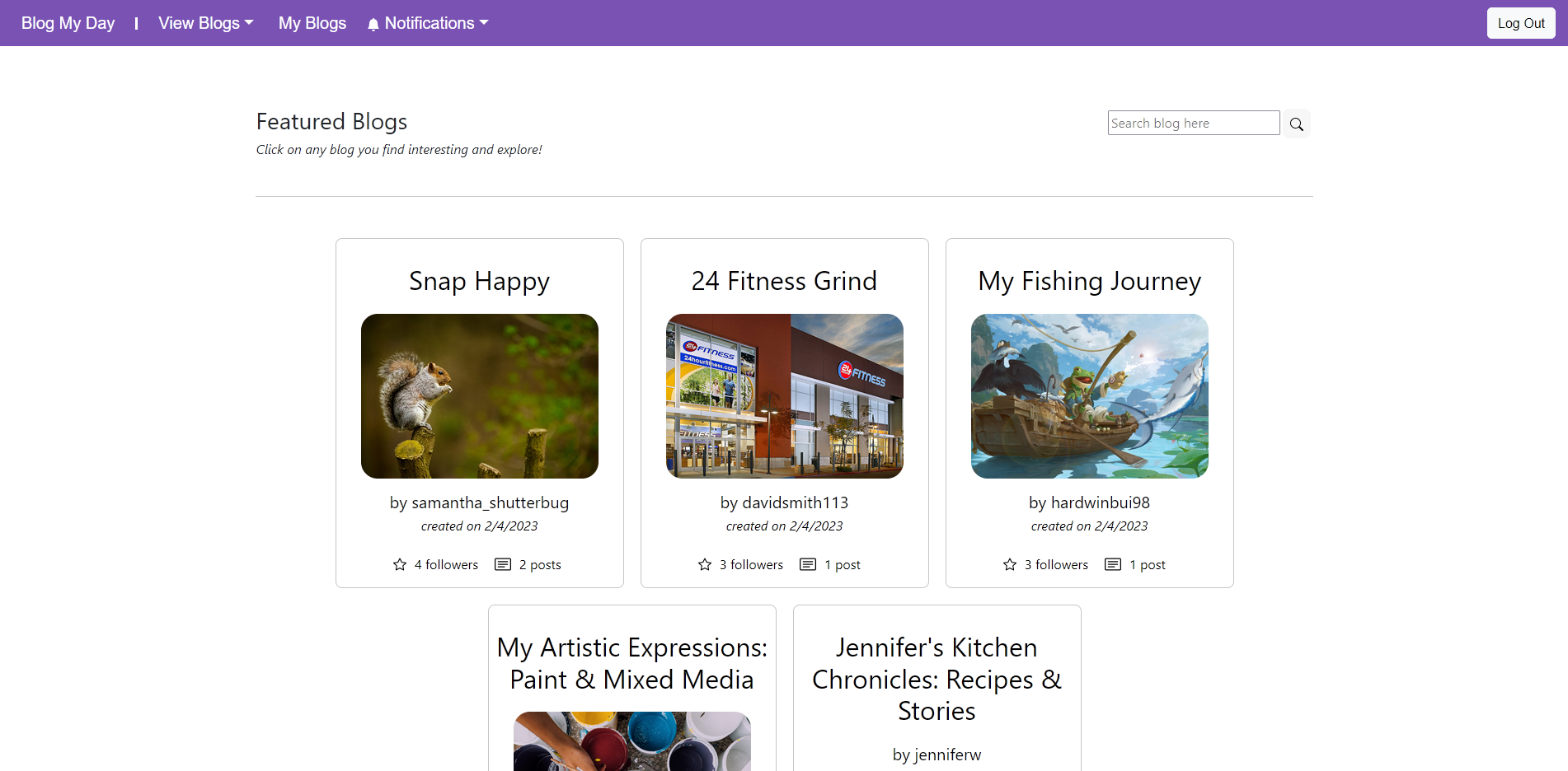 GitHub - HardwinBui/Blog-My-Day: A website where people can blog about their day, hobbies, or ...