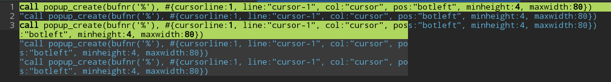 Cursorline Should Not Be Displayed Other Than The Popup Window · Issue 5112 · Vimvim · Github