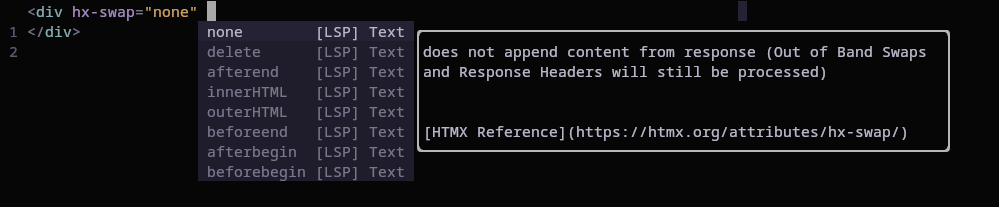 Bug Extra Suggestion After Quotes · Issue 17 · Theprimeagenhtmx Lsp