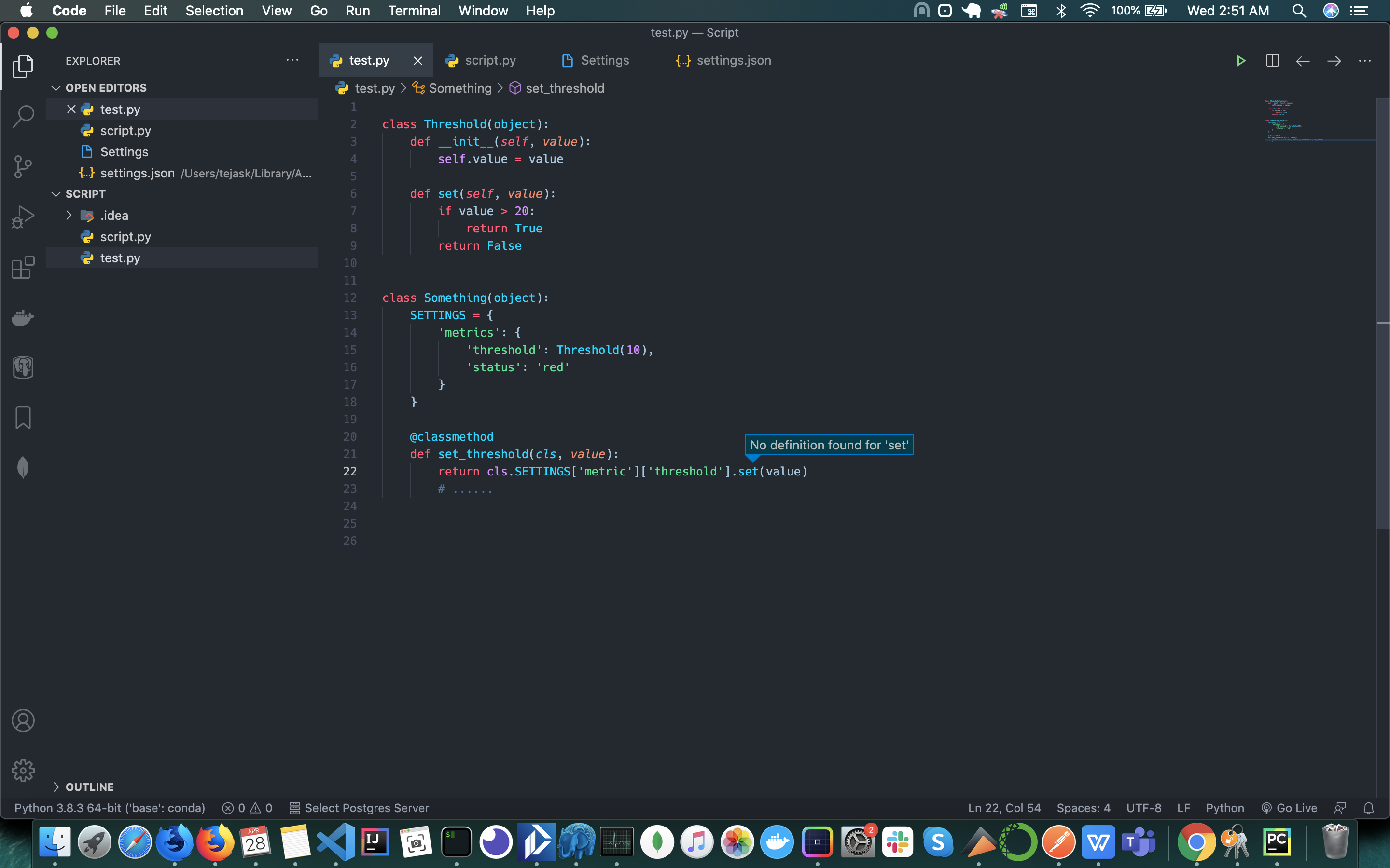 Unable to navigate to some definitions in python. · Issue #1196 ...