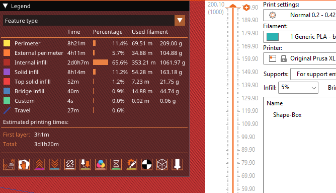 Time Calculations Dont Add Up · Issue 11067 · Prusa3dprusaslicer · Github