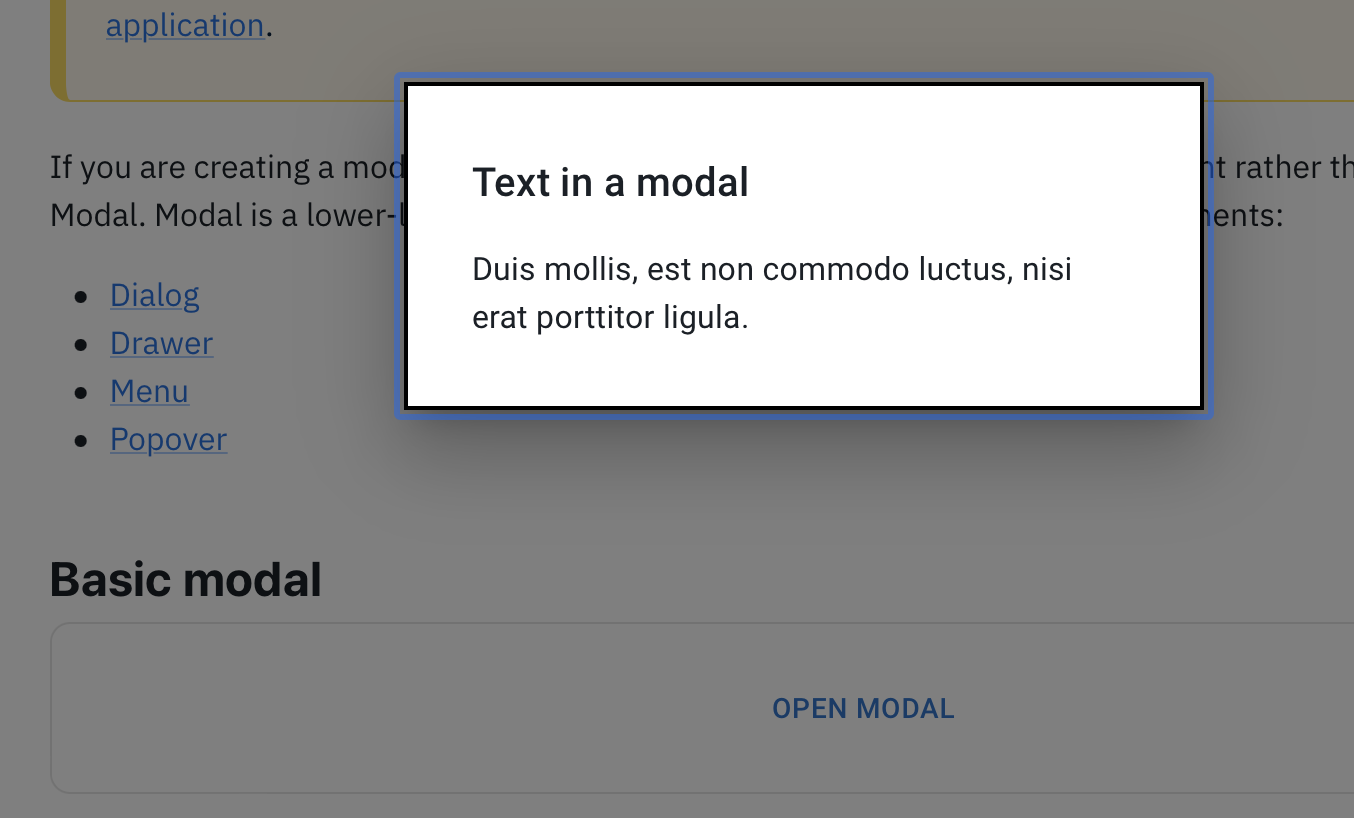 Modal has strange blue border · Issue #11504 · mui/material-ui · GitHub