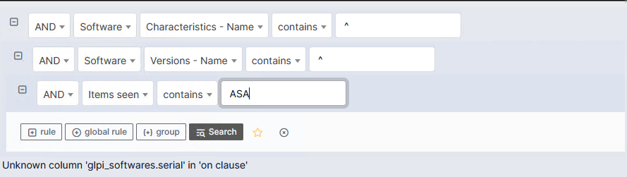Search issue with GLPI 10 · Issue #514 · pluginsGLPI/fields · GitHub