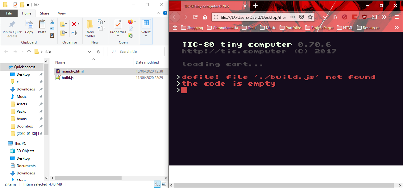 Using relative path for `dofile` with html export · Issue #1117 · nesbox/TIC-80 · GitHub