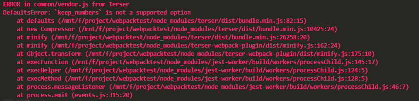 `keep_numbers` is not a supported option? · Issue #915 · terser/terser · GitHub