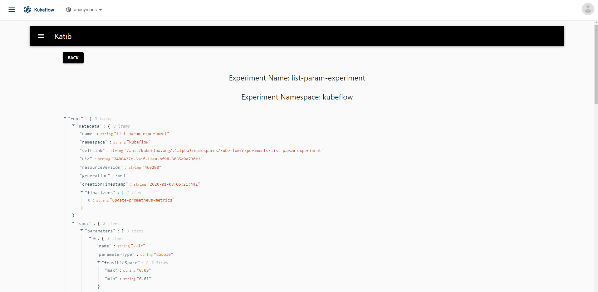 How to show results of Kabit experiment · Issue #4637 · kubeflow/kubeflow · GitHub