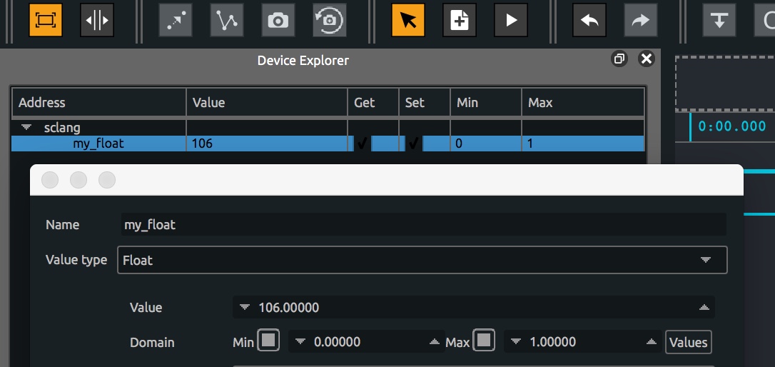 OSC int values to an i-score float value displayed as ints in UI · Issue #508 · ossia/score · GitHub