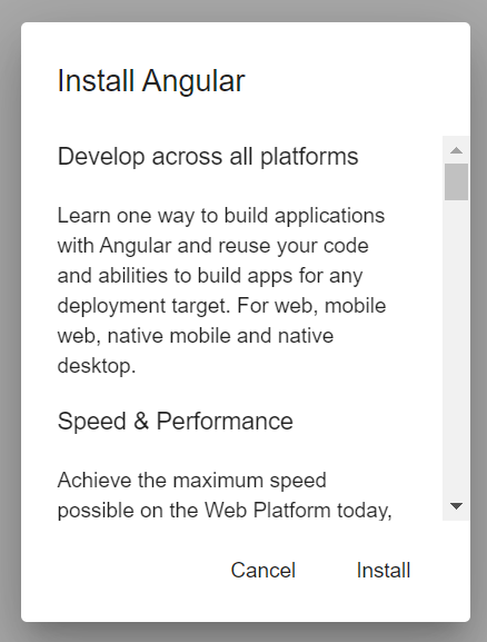 Dialog With Fixed Height Less Than 100 Has 2 Scrollbars · Issue 6584 · Angularcomponents · Github