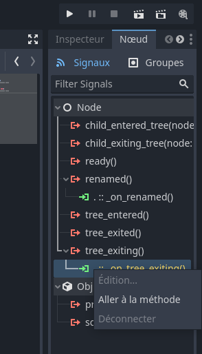 Cannot disconnect signal with context menu once created · Issue #69348 · godotengine/godot · GitHub