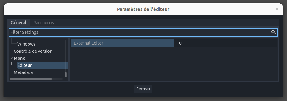 `monoeditorexternaleditor` Editor Parameter Ui Only Accepts Integers