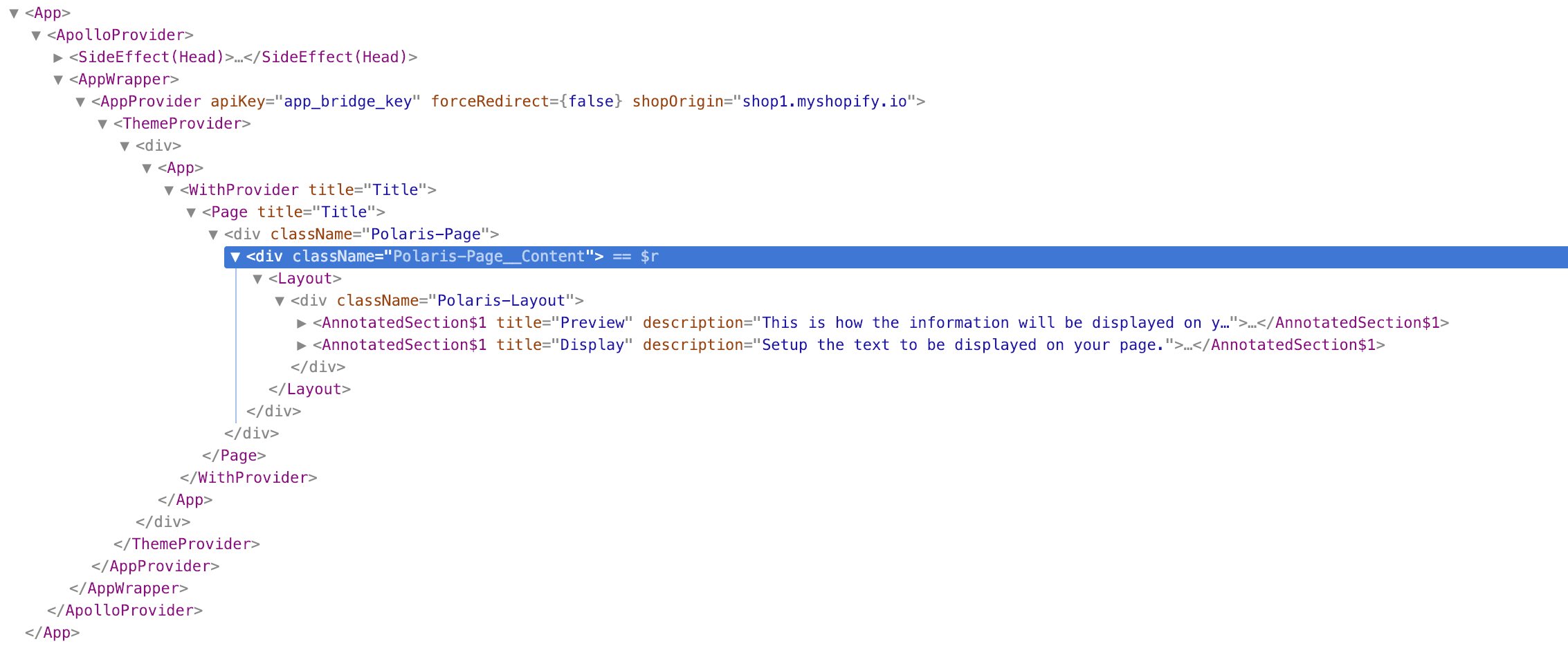 Layout broken on consecutive AnnotatedSection within embedded app · Issue #824 · Shopify/polaris ...