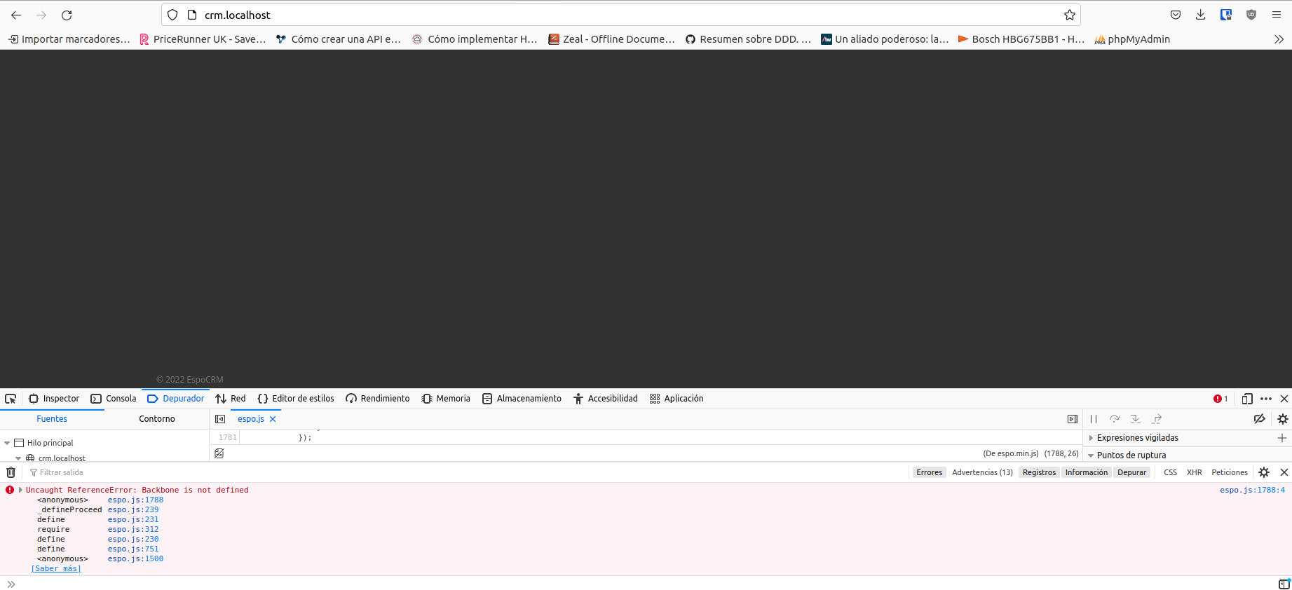 Installation issue · Issue #2362 · espocrm/espocrm · GitHub