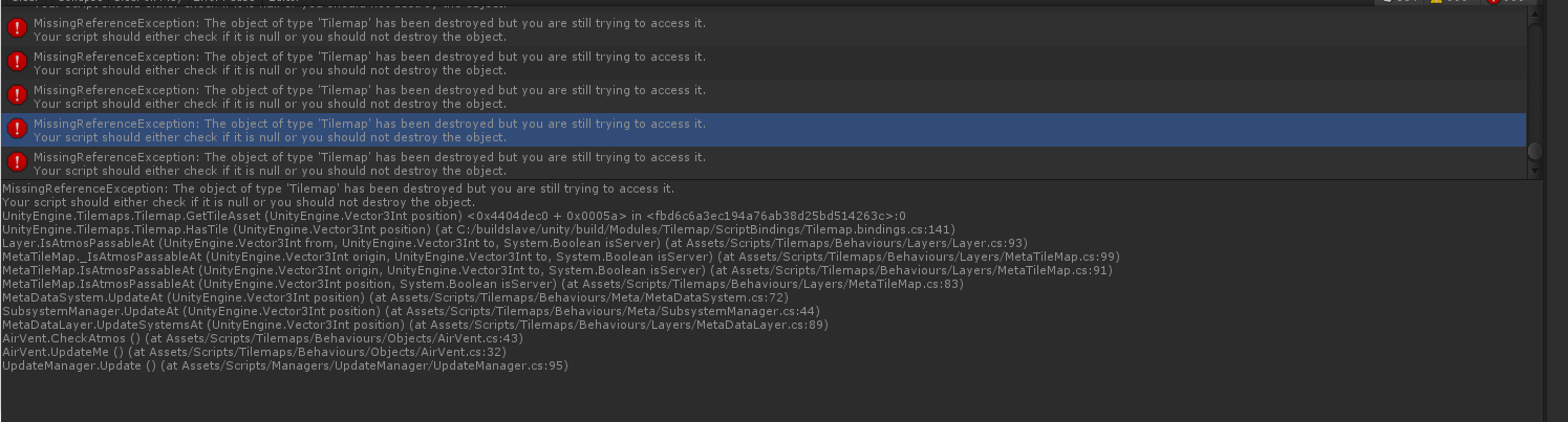 NRE on round restart · Issue #2063 · unitystation/unitystation · GitHub