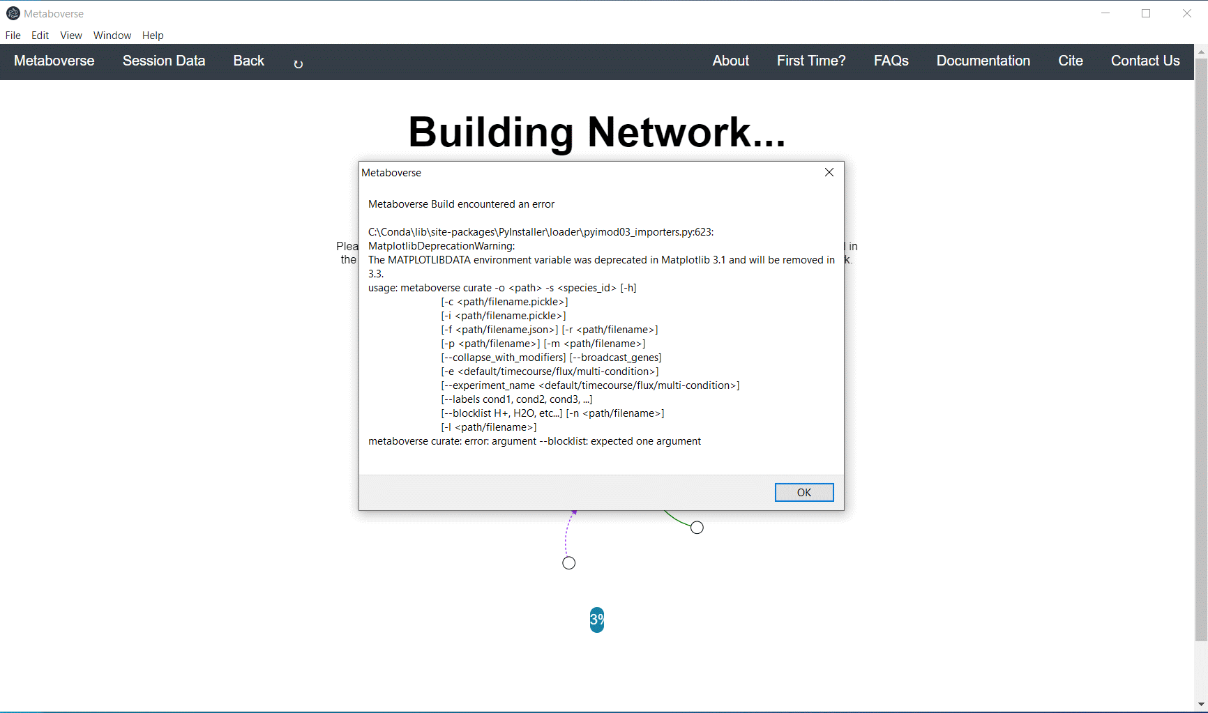 User report: Blocklist error appears when no items provided · Issue #19 ...