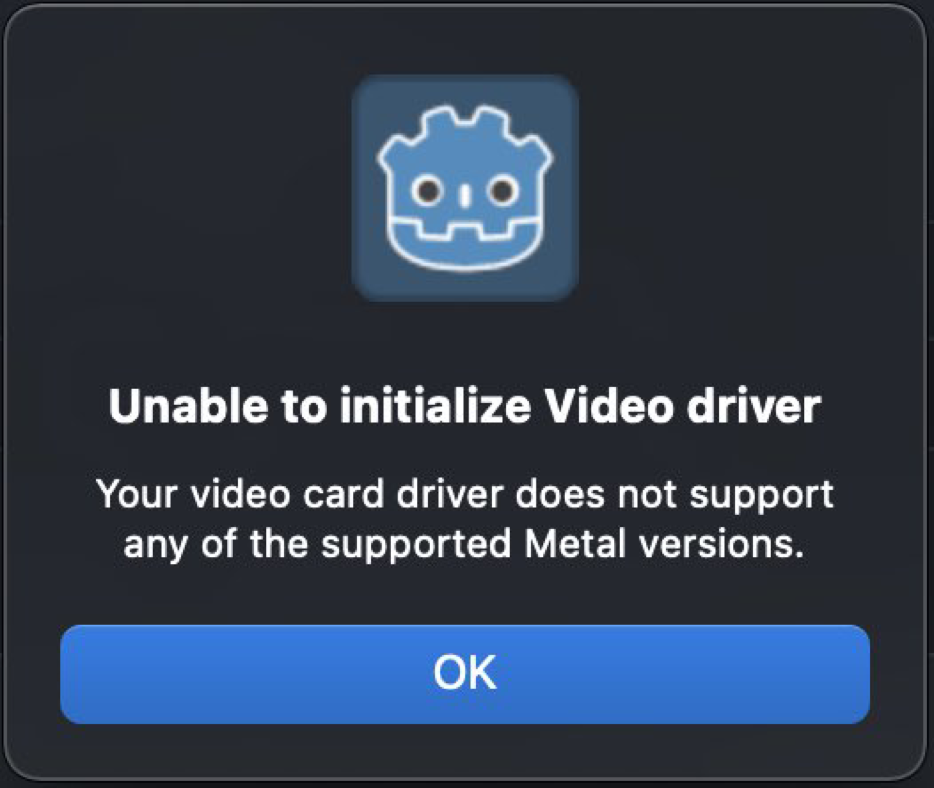 Godot 4.0 "Unable to initialize Video driver" on macOS (problem with MoltenVK packaging) · Issue ...